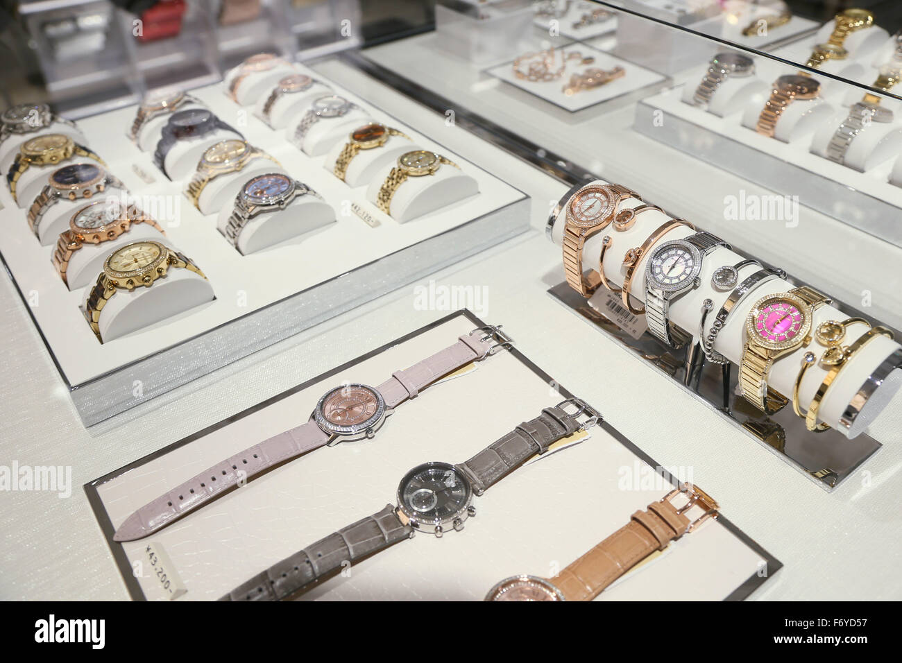 A general view of the new Michael Kors store in Tokyo, Japan on ...