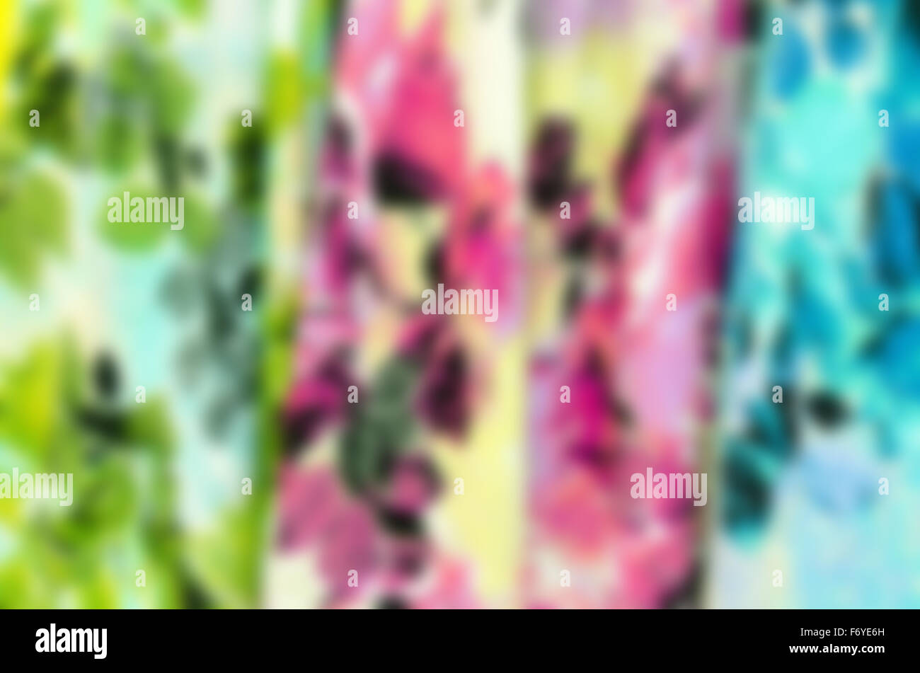 Closeup of various fabric bolts in store.blur background Stock Photo ...