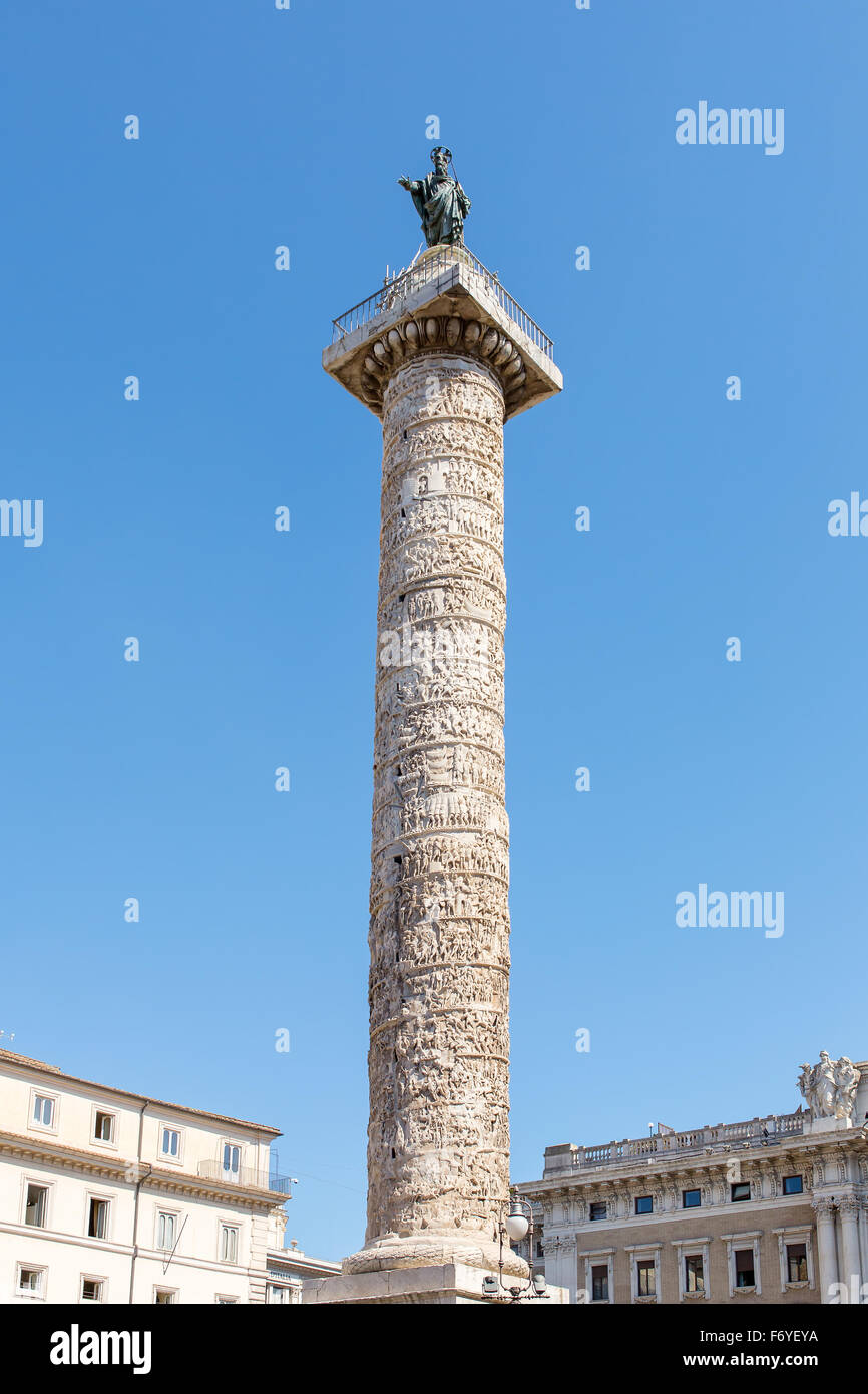 Column marcus aurelius on hi-res stock photography and images - Alamy
