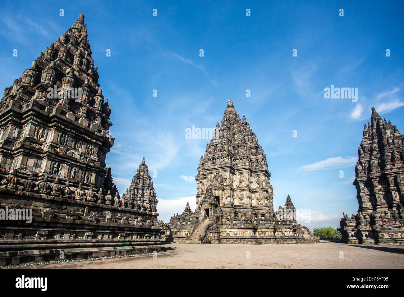 Prambanan temple near Yogyakarta on Java island, Indonesia Stock Photo ...