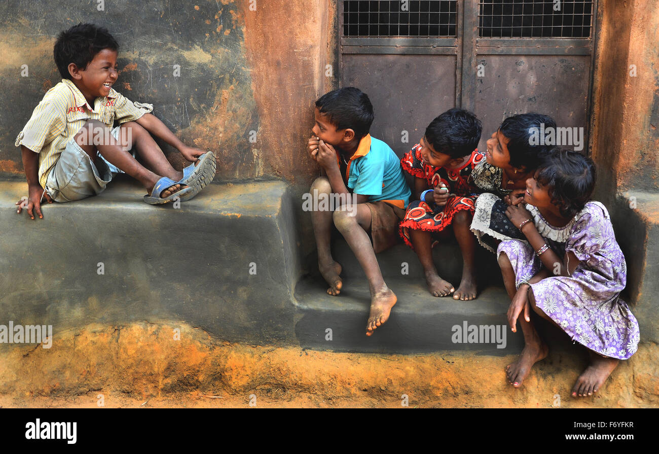 Gossip - The children are gossip Stock Photo - Alamy
