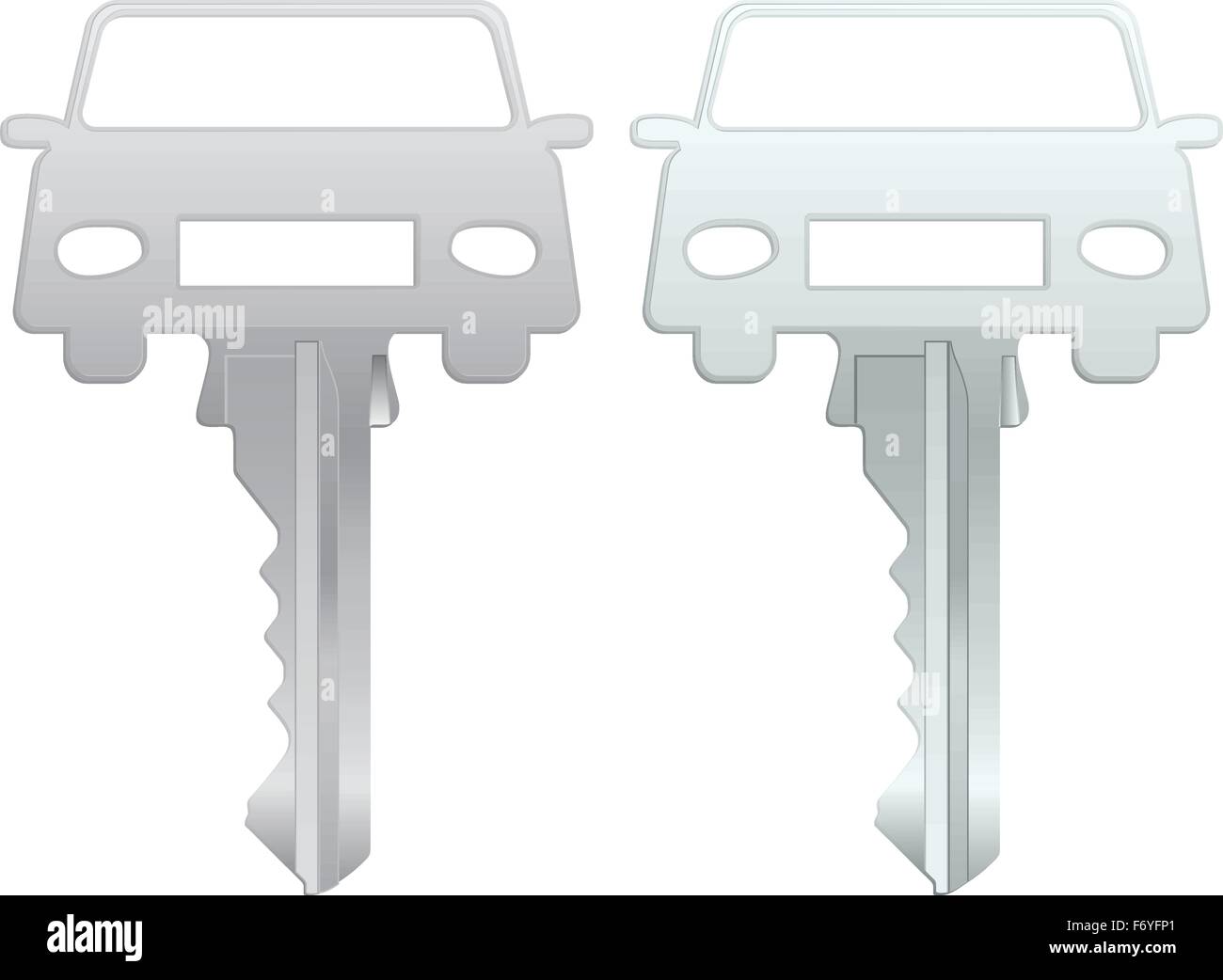 Car key on white background. Vector illustration Stock Vector Image ...
