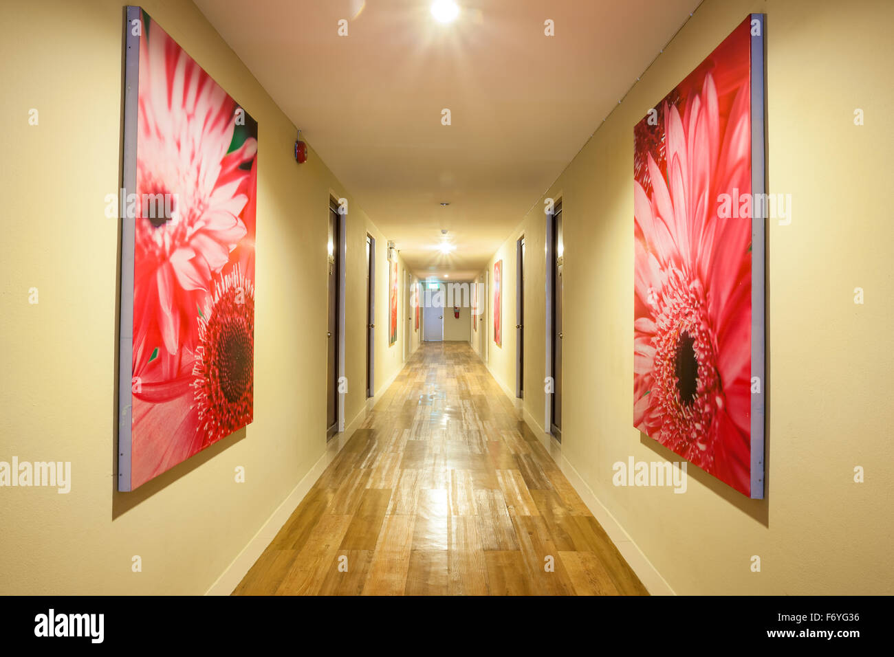 Hotel corridor design hi-res stock photography and images - Alamy