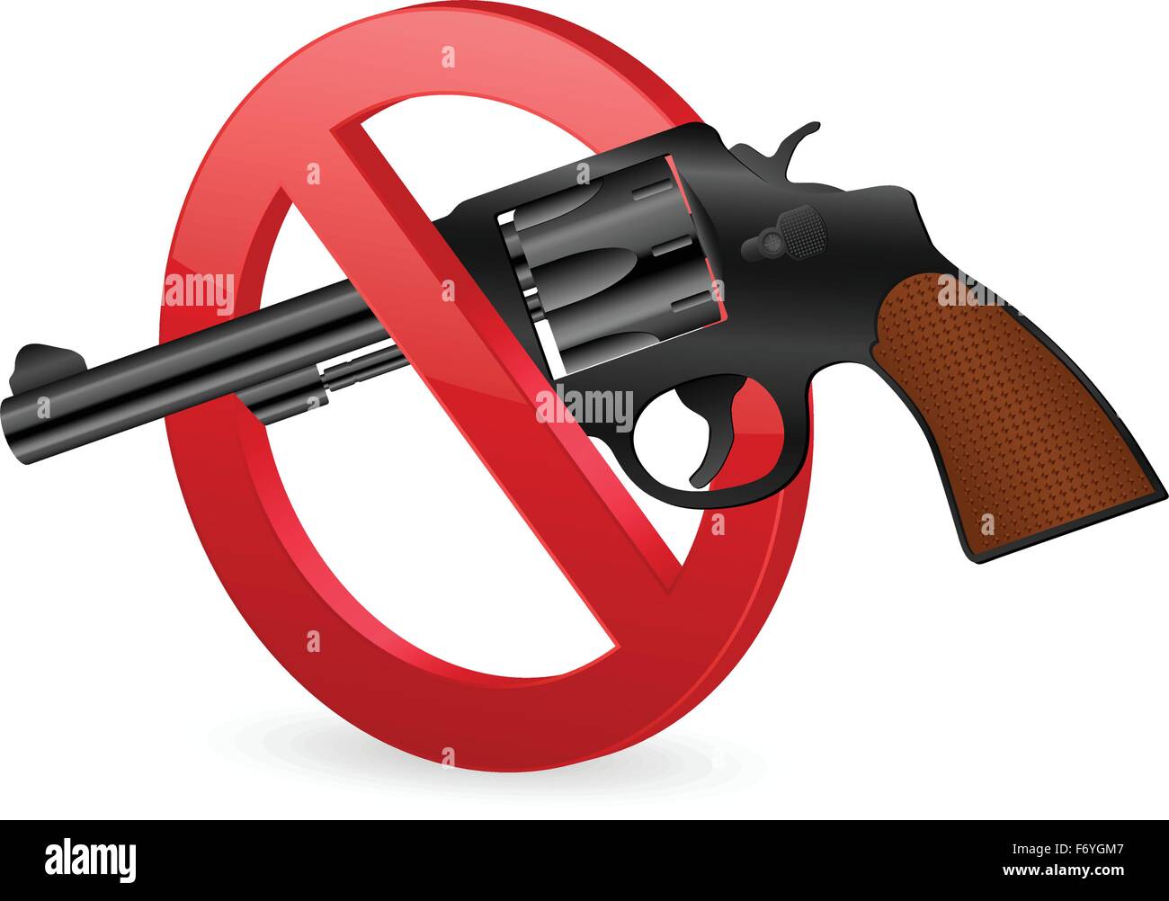 No weapon sign on a white background Stock Vector Image & Art - Alamy