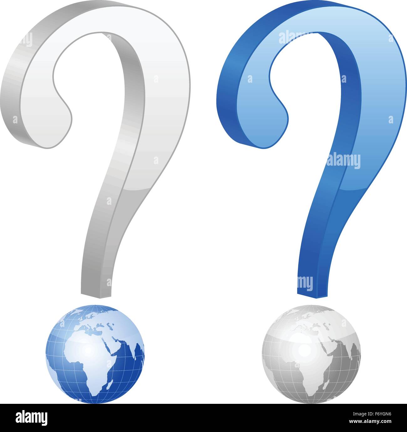 Earth question mark hi-res stock photography and images - Alamy