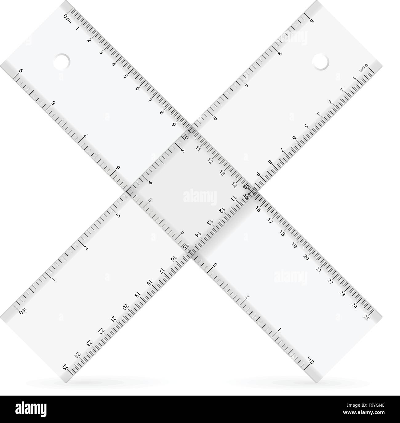 Rulers icon on a white background. Vector illustration Stock Vector ...