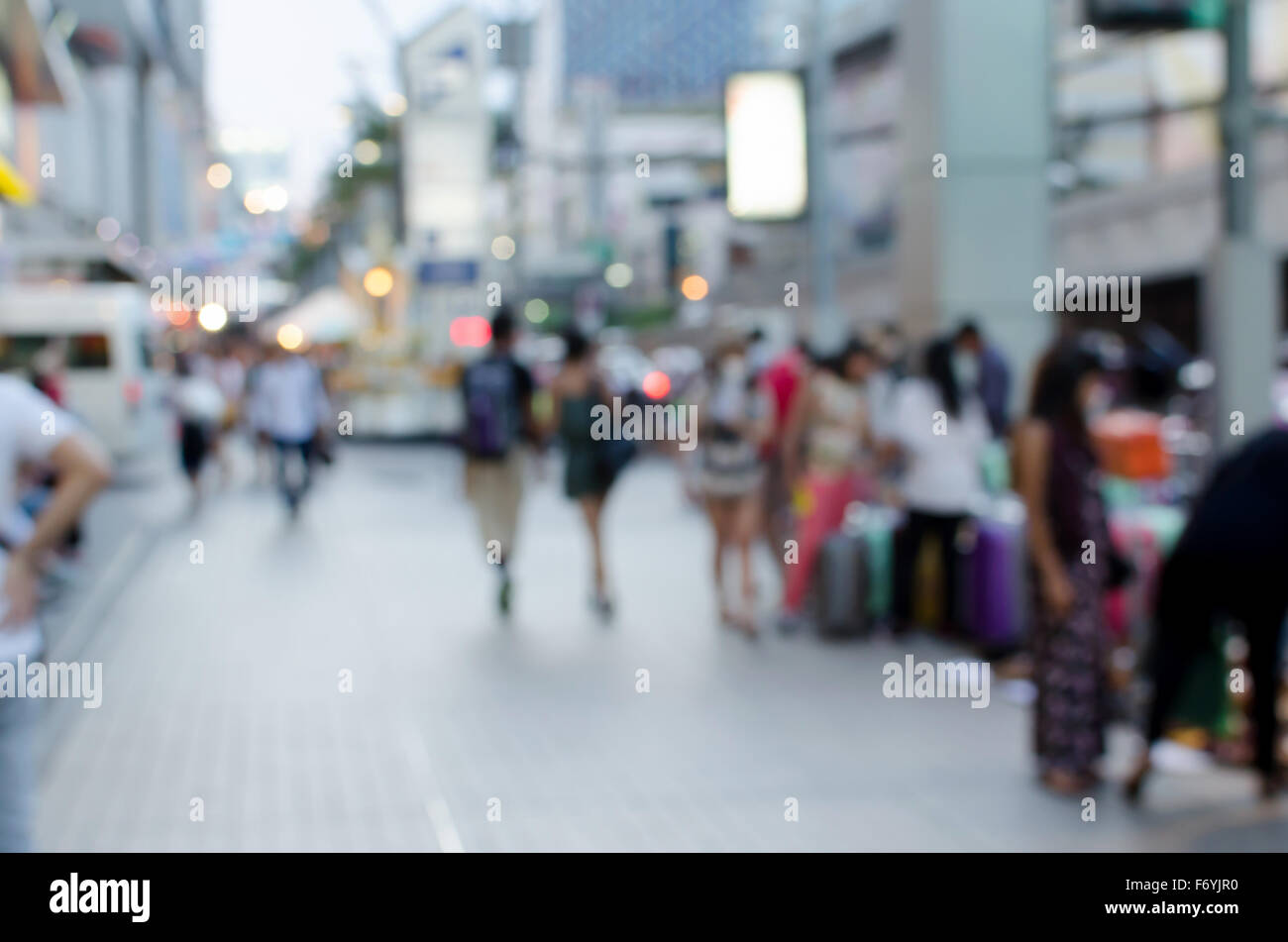 Blur people walking the streets Stock Photo - Alamy
