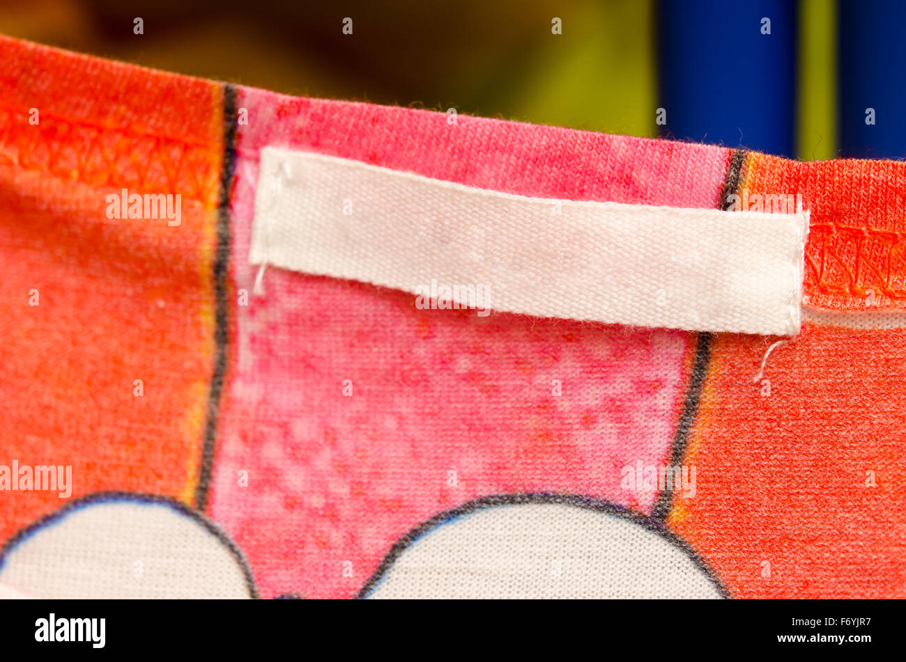 real macro of blank tag Stock Photo - Alamy