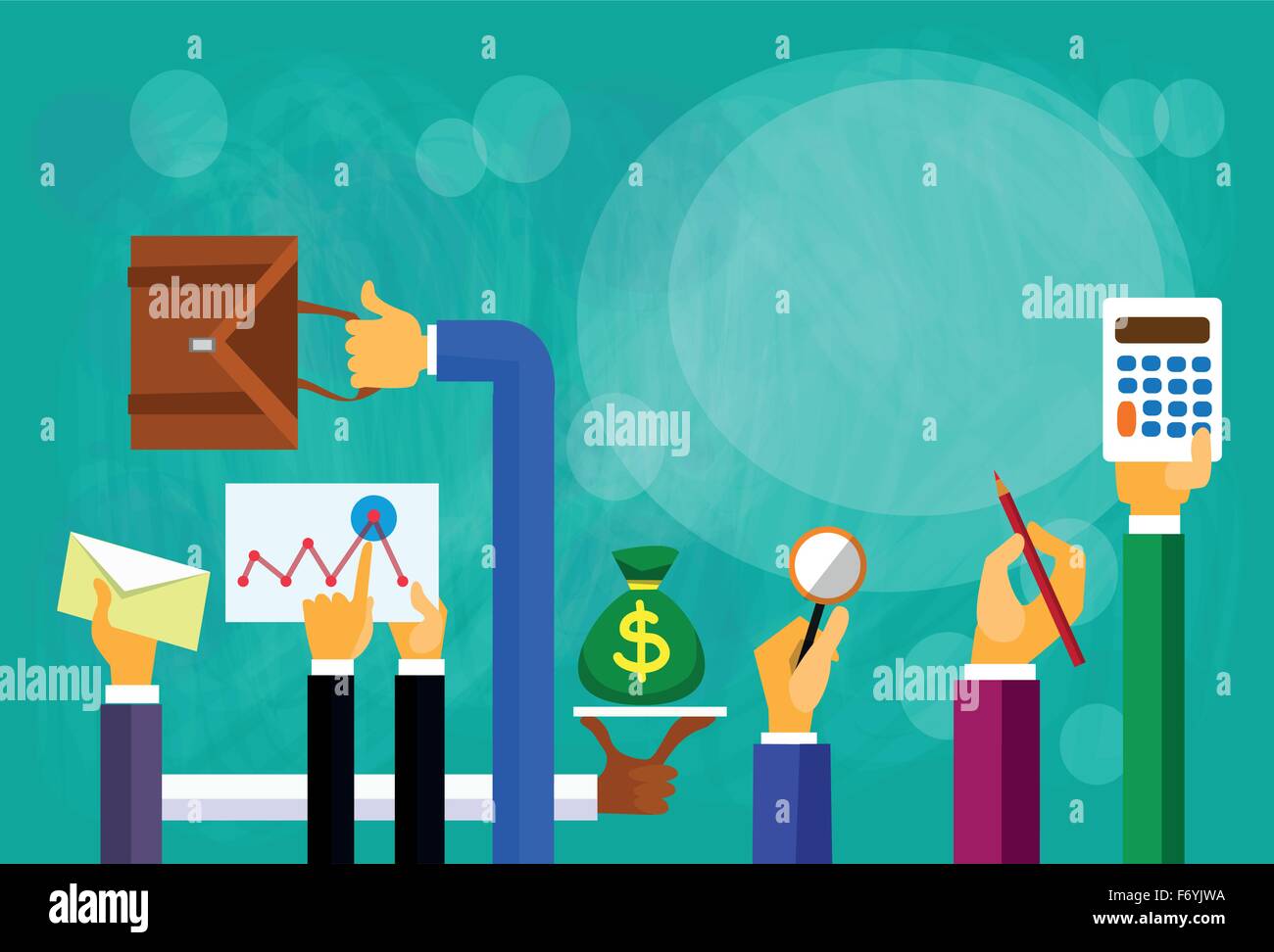 Business People Hands Finance Flat Vector Stock Vector Image & Art - Alamy