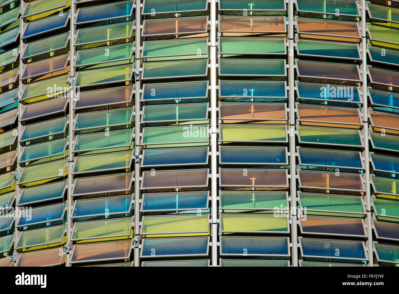 Colorful exterior of parking garage hi-res stock photography and images ...
