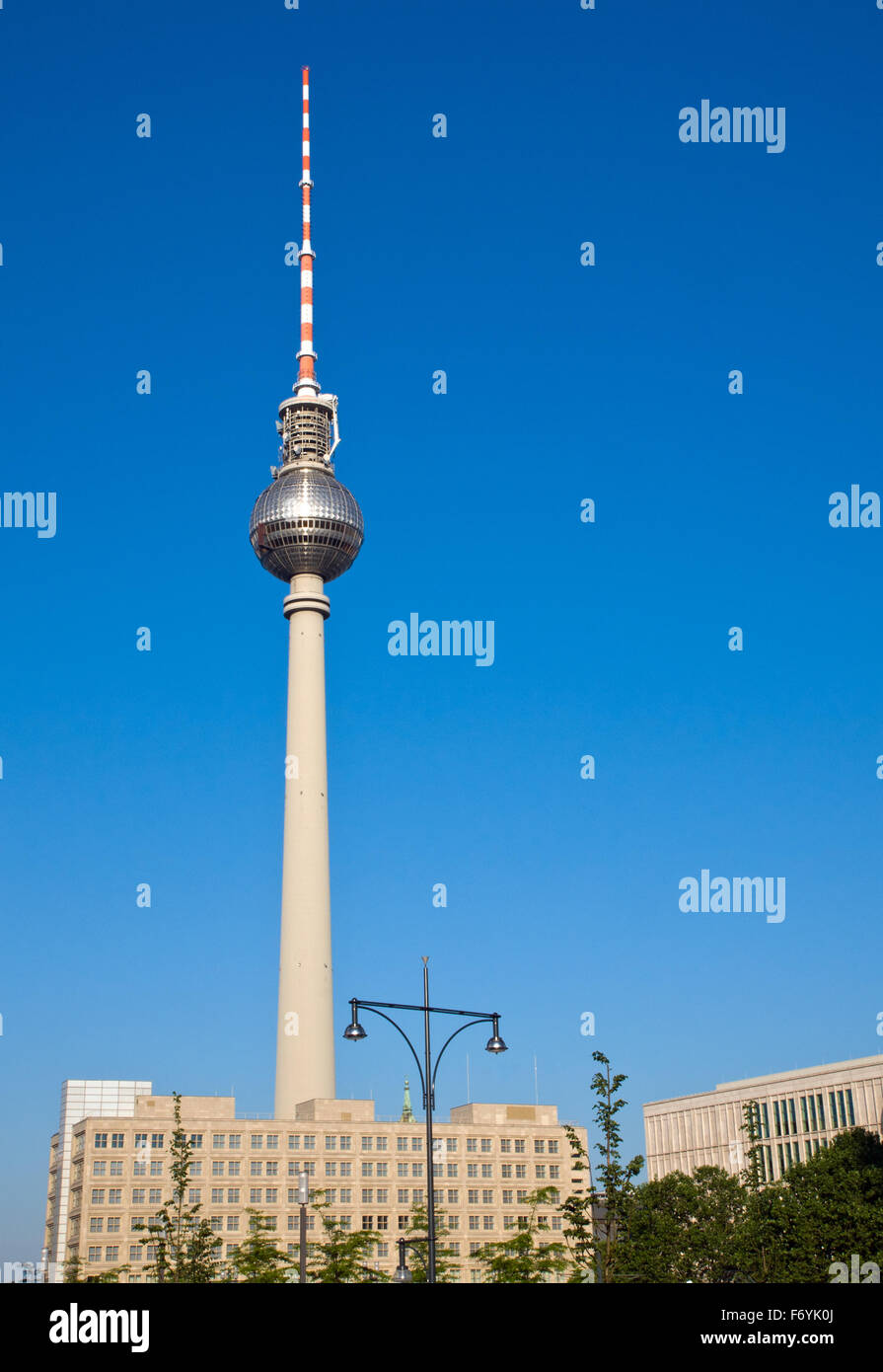 Alexanderplatz in Berlin with the famous television tower Stock Photo ...