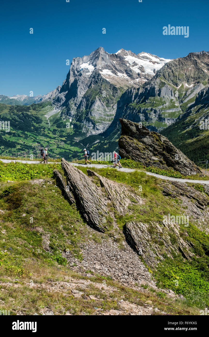 Grindelwald, scenic viewpoint Stock Photo - Alamy