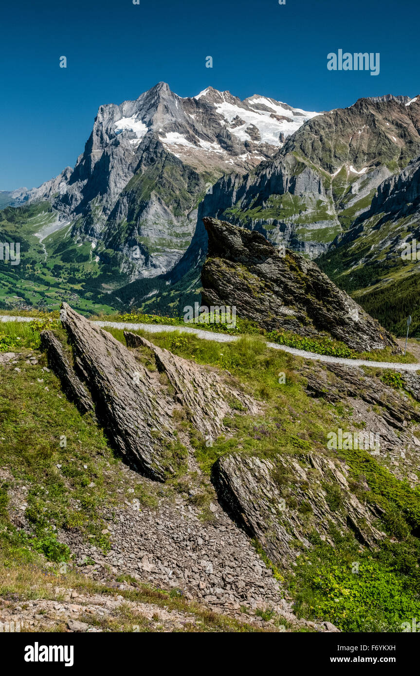 Grindelwald, scenic viewpoint Stock Photo - Alamy