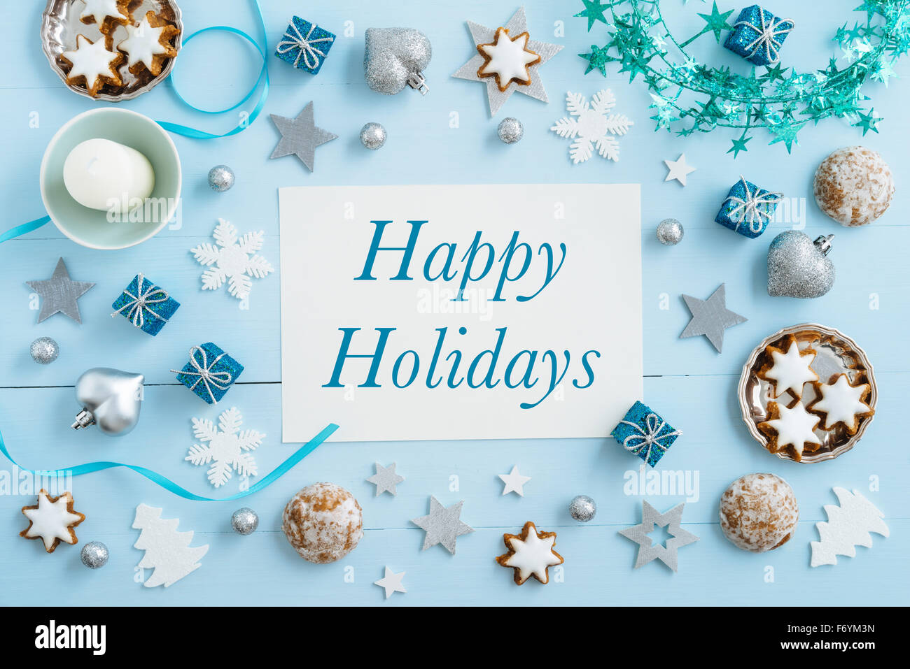 Christmas background, mockup, postcard or website header design with ...