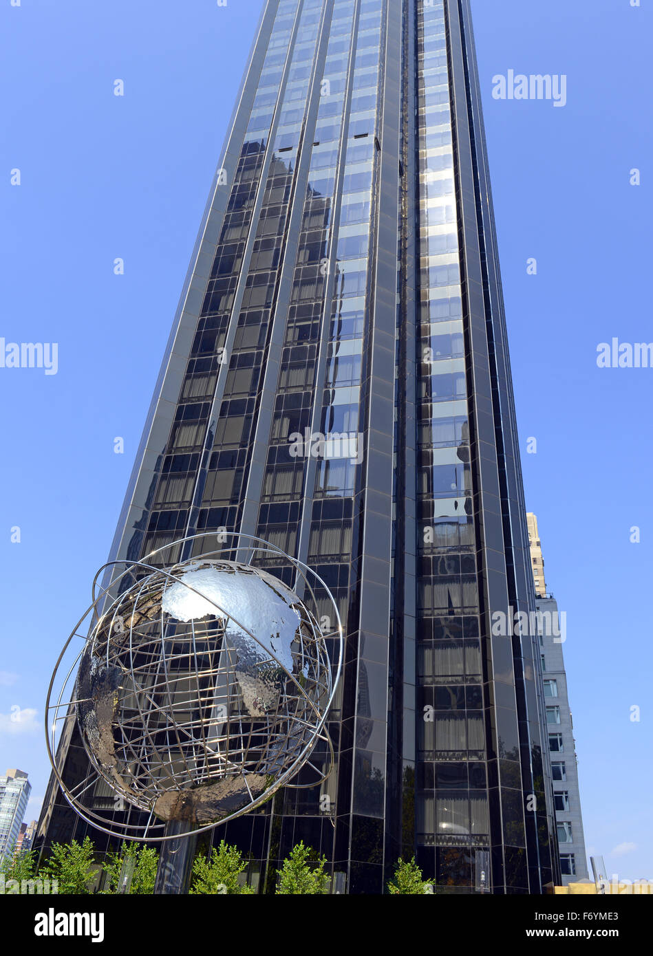The Trump Tower at Columbus Circle illustrates the high-end mixed use ...