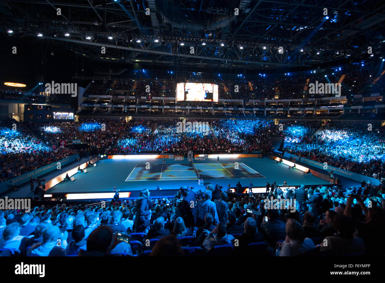 O2 Arena, London, UK. 21st November, 2015. Barclays ATP World Tour ...