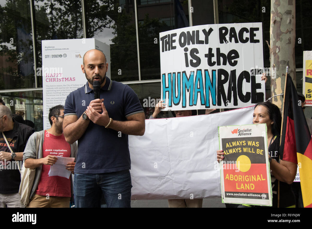 Sydney, Australia. 22nd November 2015. Pictured: Ahmed Aboushabana ...