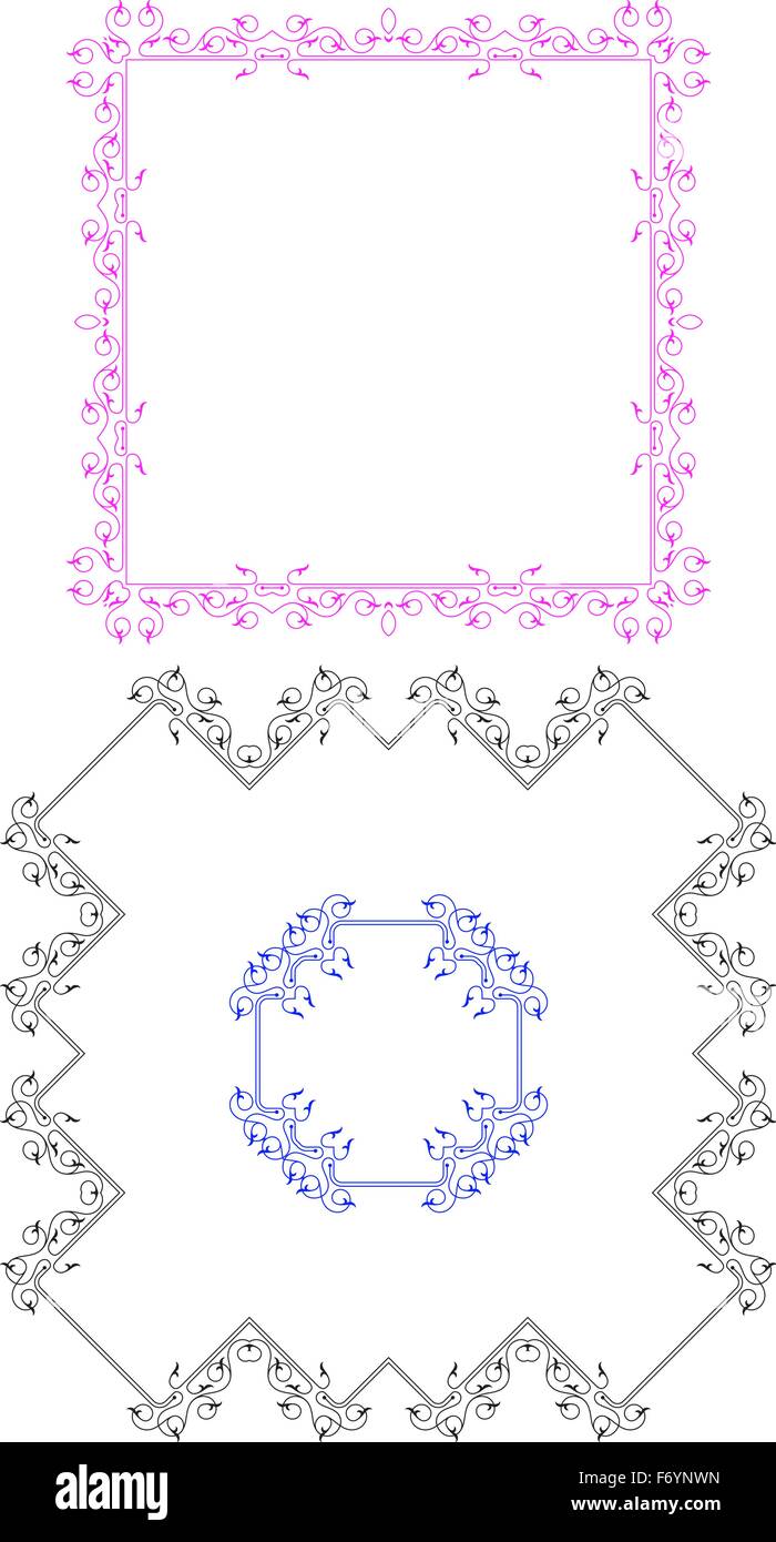 Frame Border Design Vector Art Stock Vector Image & Art - Alamy