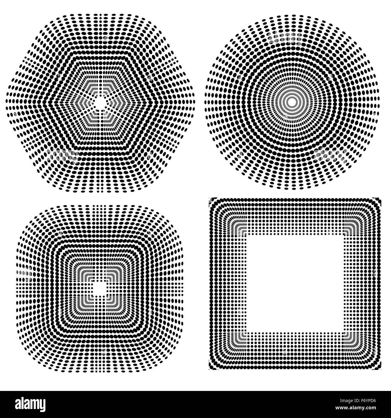 Halftone Pattern. Set Dots Stock Vector Image & Art - Alamy