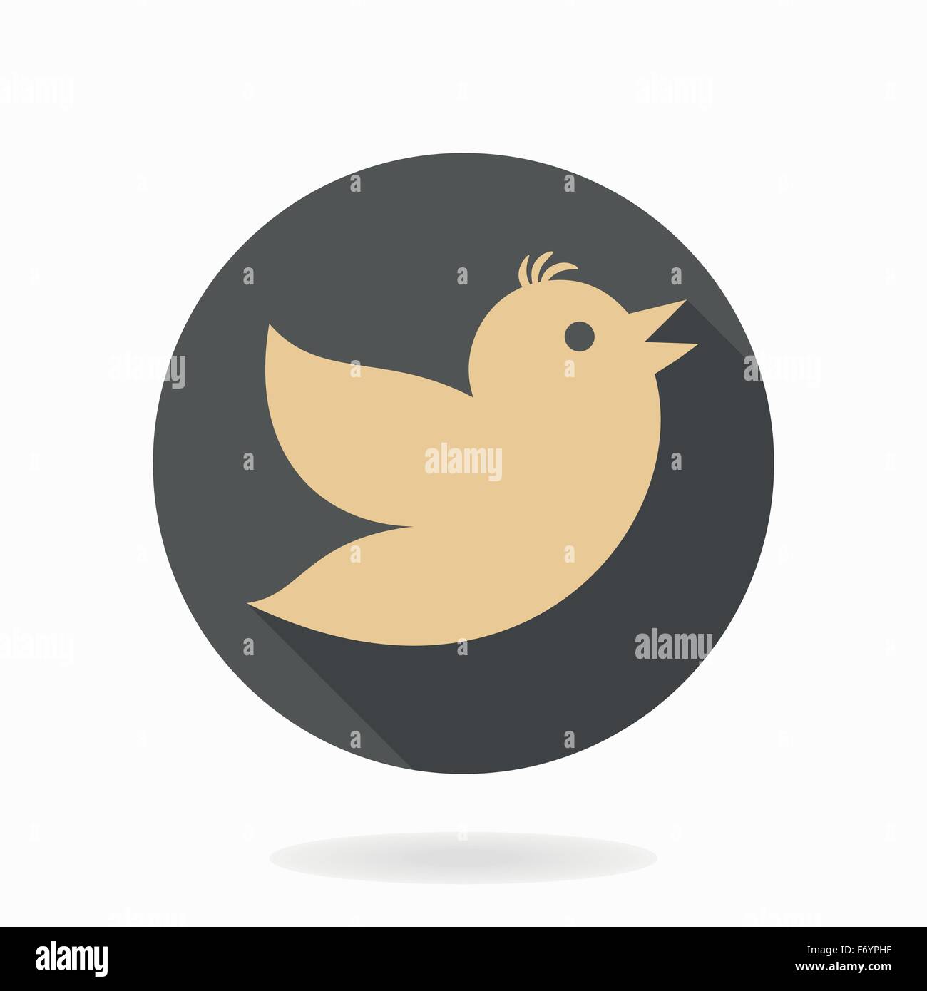 Flying Bird Vector Flat Icon Stock Vector Image & Art - Alamy