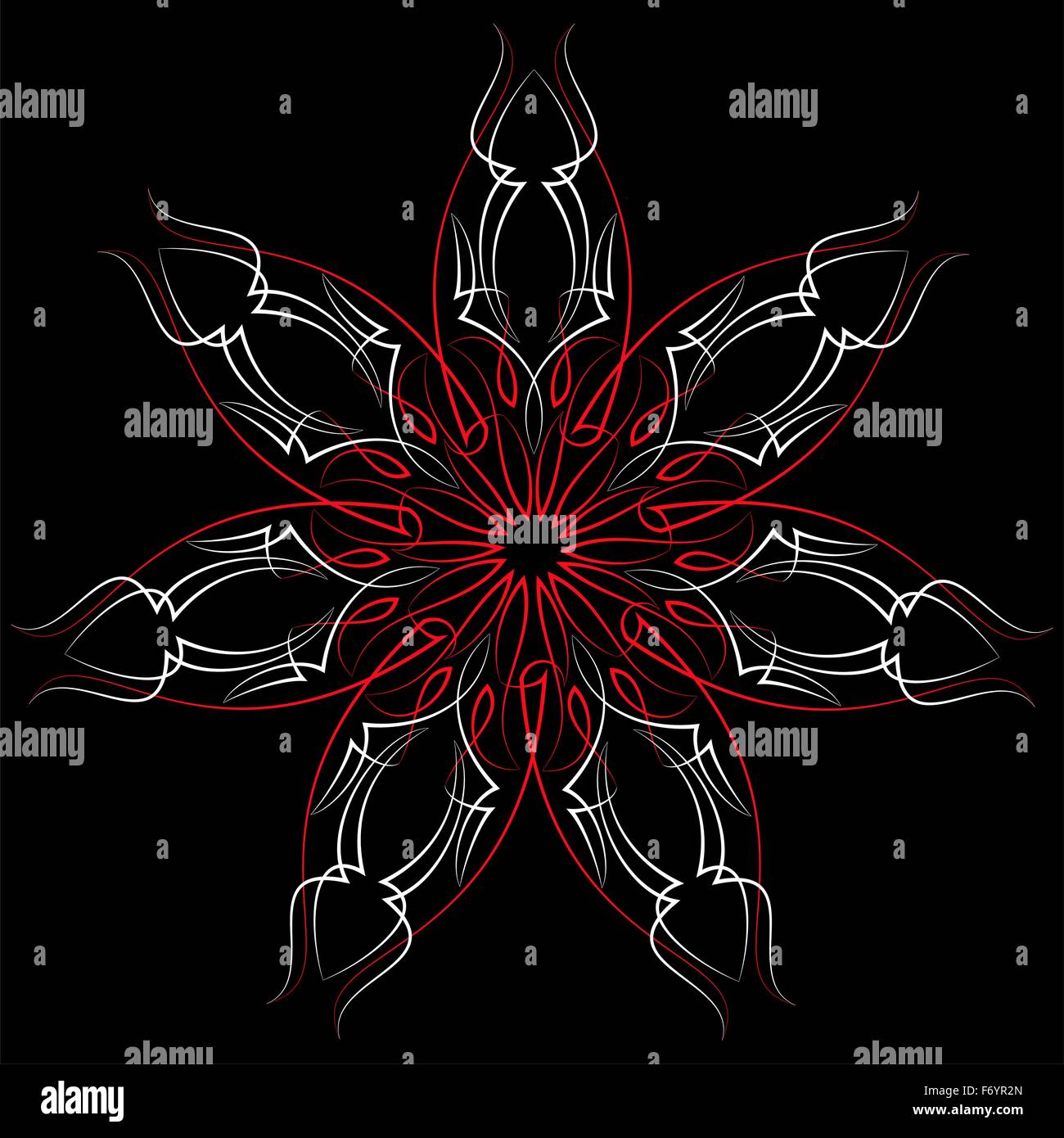 Pinstripe Graphics Circular : Vinyl Ready Stock Vector Image & Art - Alamy