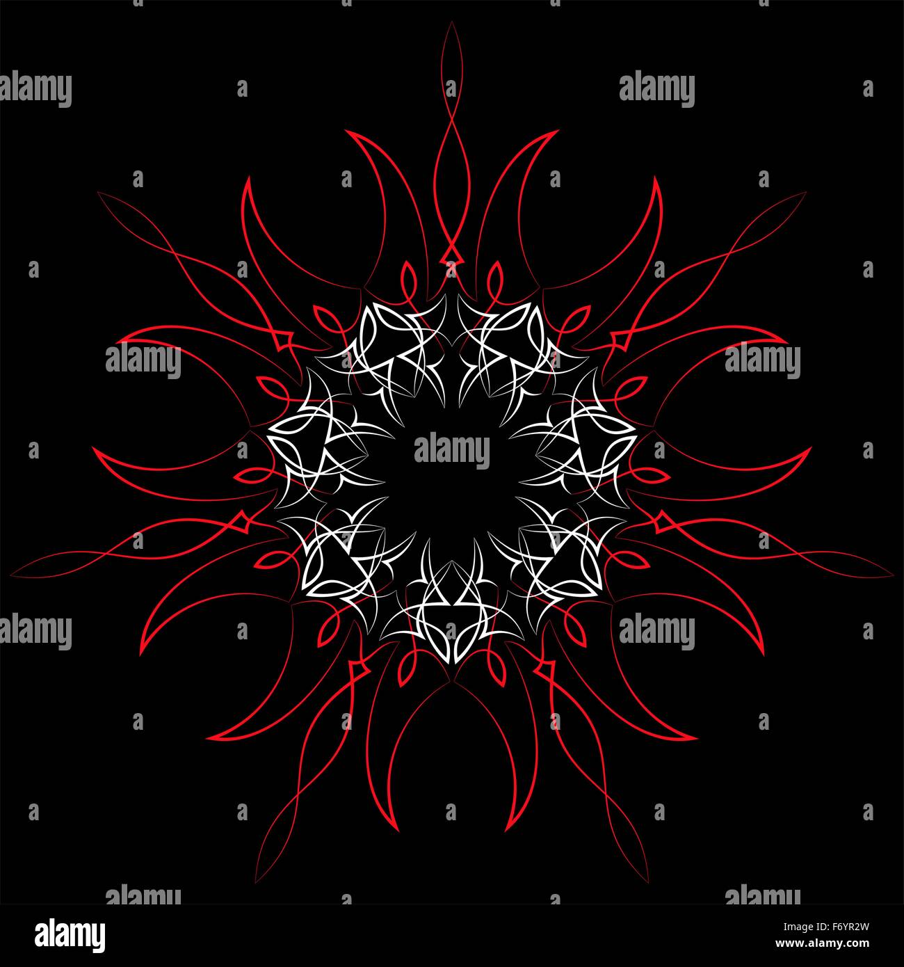 Pinstripe Graphics Circular : Vinyl Ready Stock Vector Image & Art - Alamy