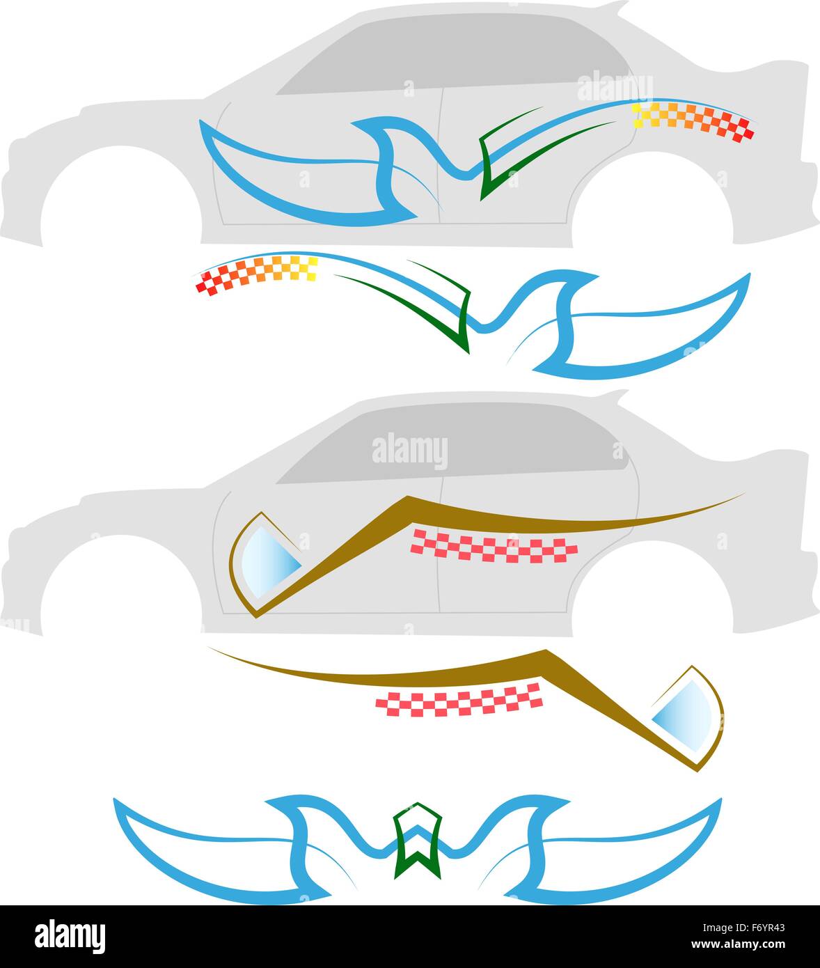 Vehicle Graphics, Stripe : Vinyl Ready Vector Art Stock Vector Image ...