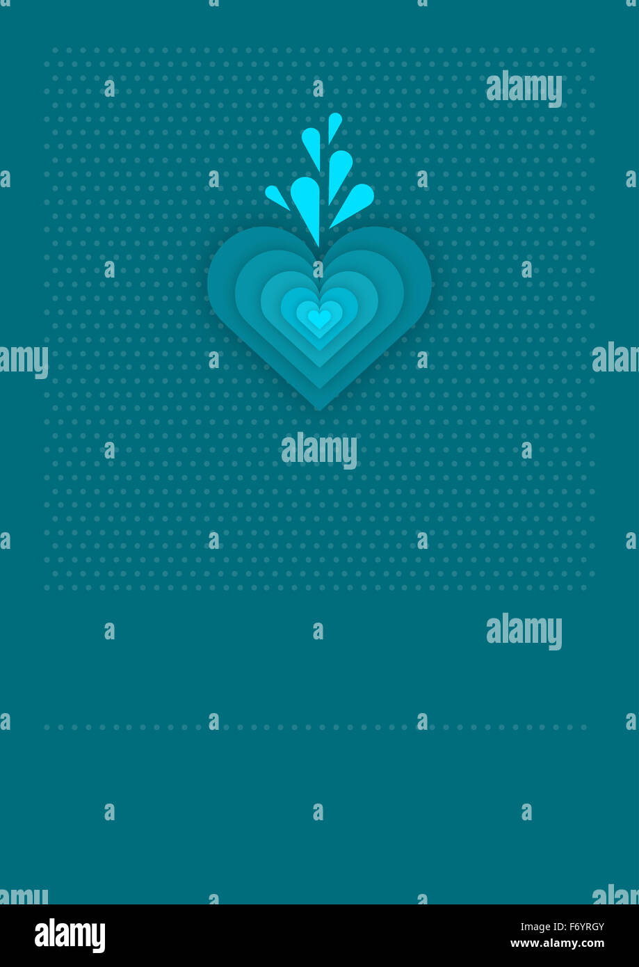 Blue Crying Heart Stock Photo - Alamy