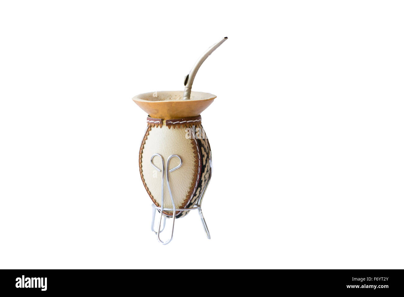 Mate calabash gourd isolated Cut Out Stock Images & Pictures - Alamy