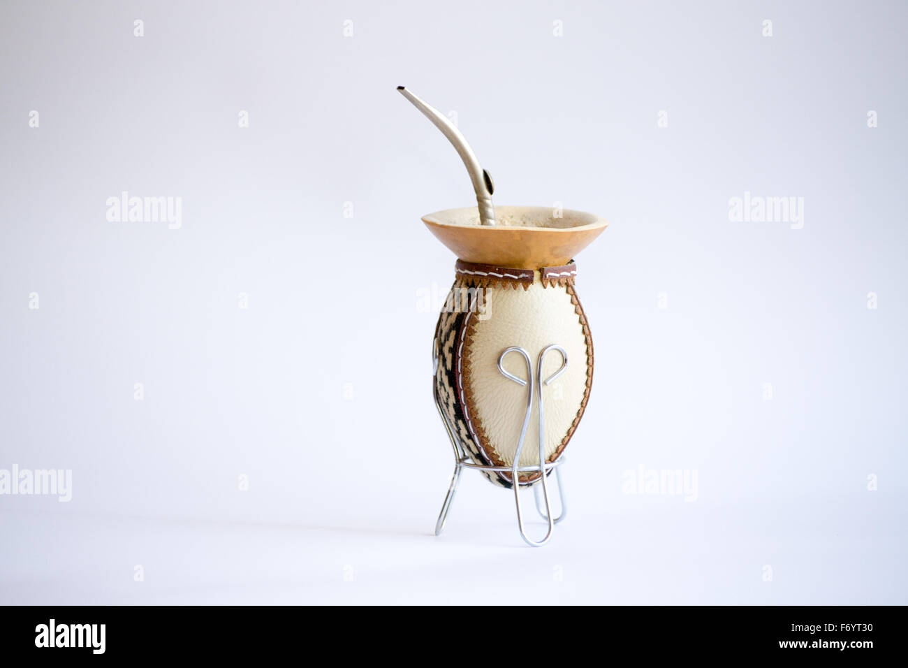 Empty calabash gourd used to drink used in Latin America to drink the ...