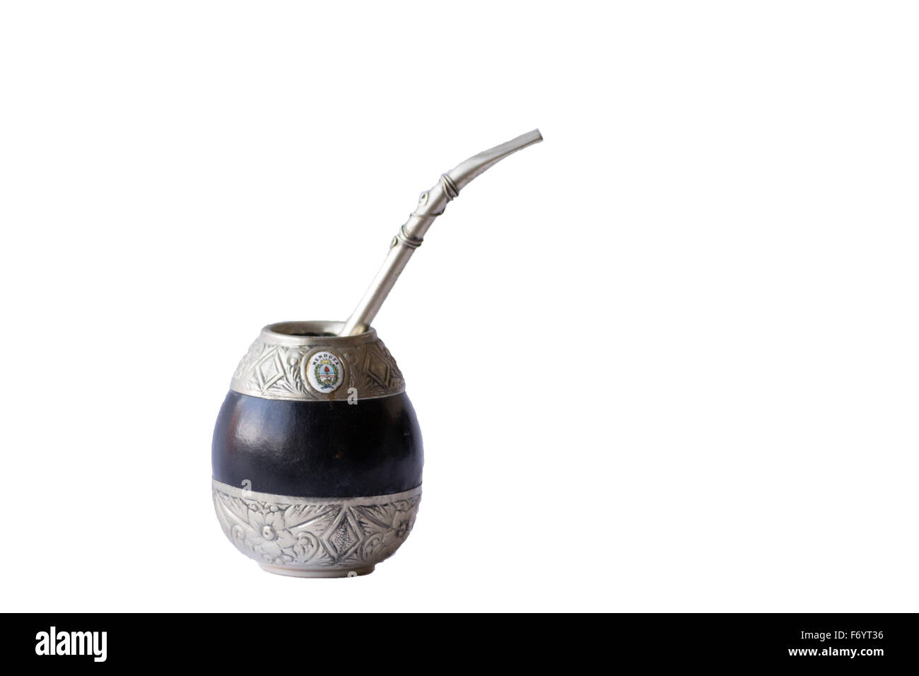 Empty calabash gourd used to drink used in Latin America to drink the ...
