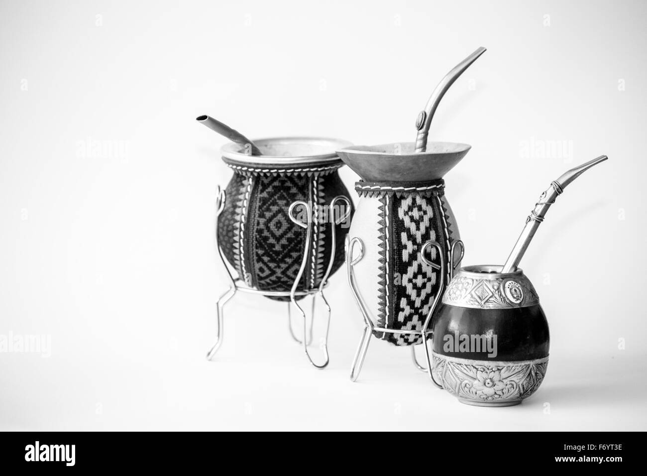 Empty calabash gourd used to drink used in Latin America to drink the ...