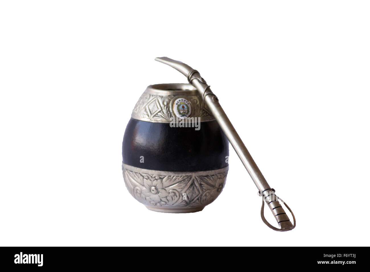 Empty calabash gourd used to drink used in Latin America to drink the ...