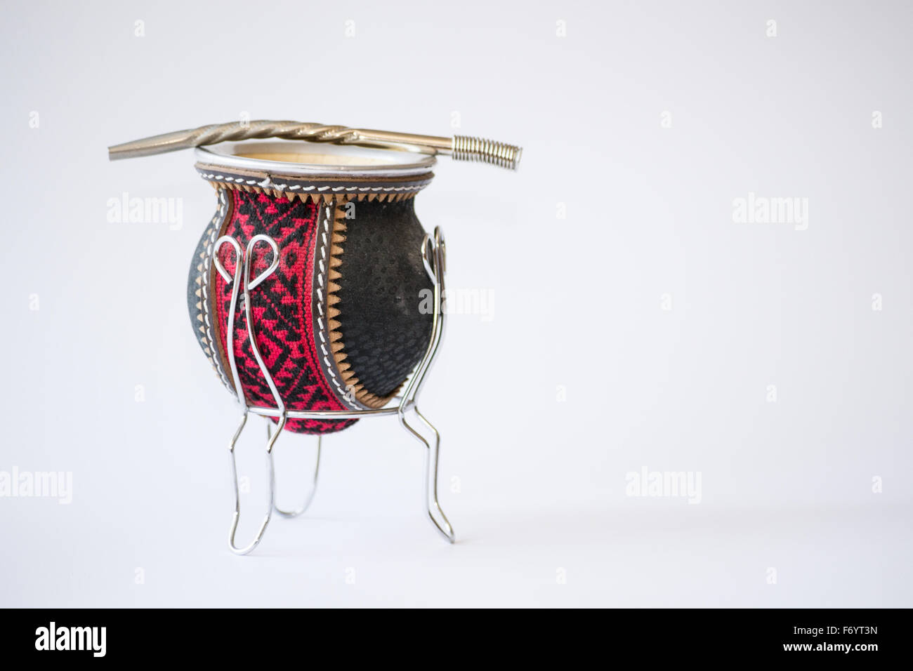 Empty calabash gourd used to drink used in Latin America to drink the ...