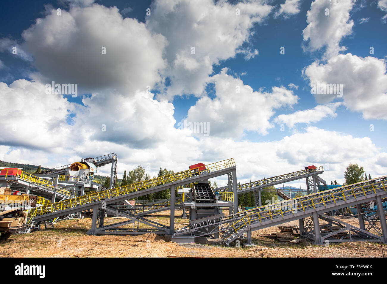 The industrial landscape Stock Photo - Alamy