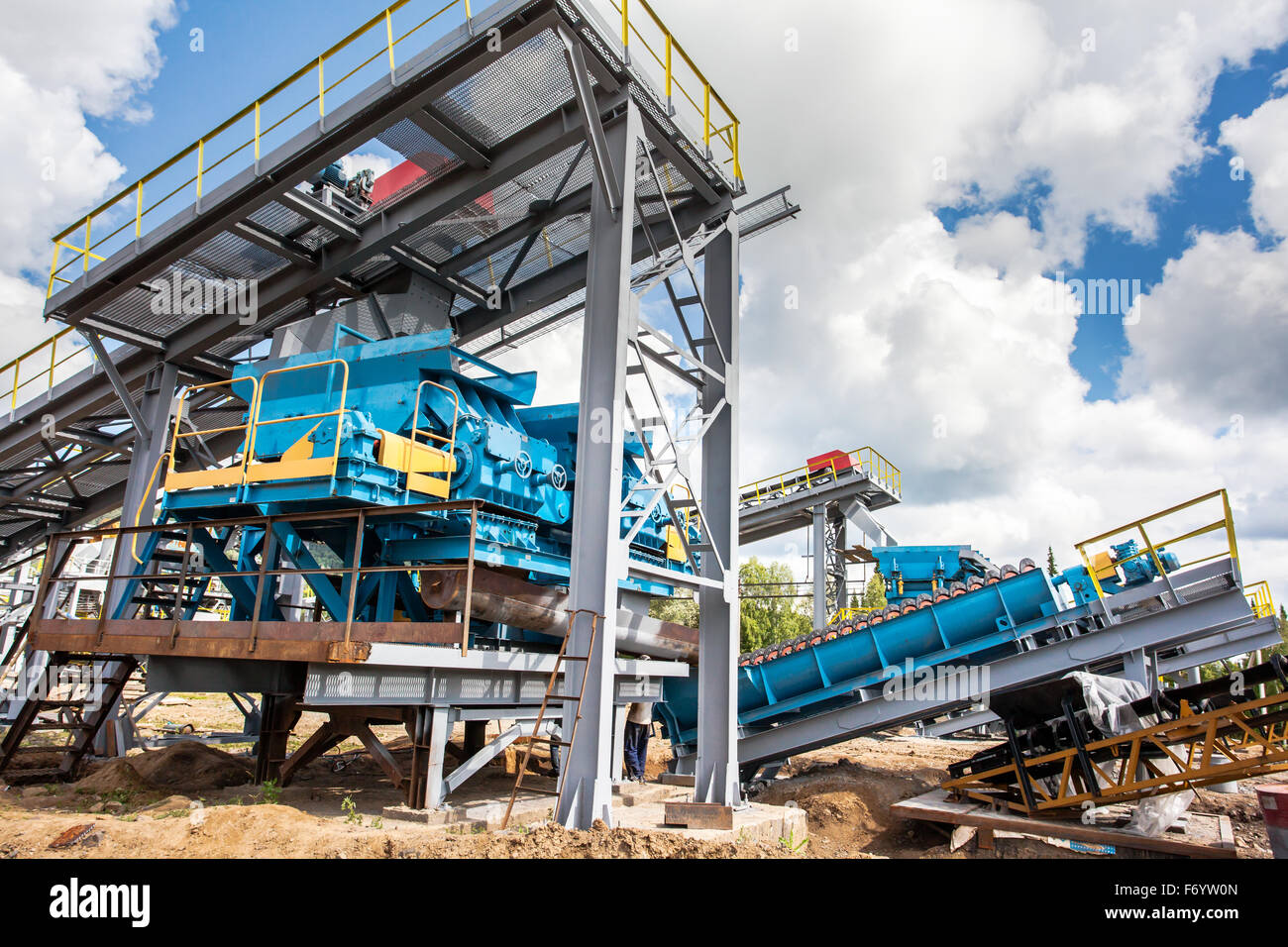 The industrial landscape Stock Photo - Alamy