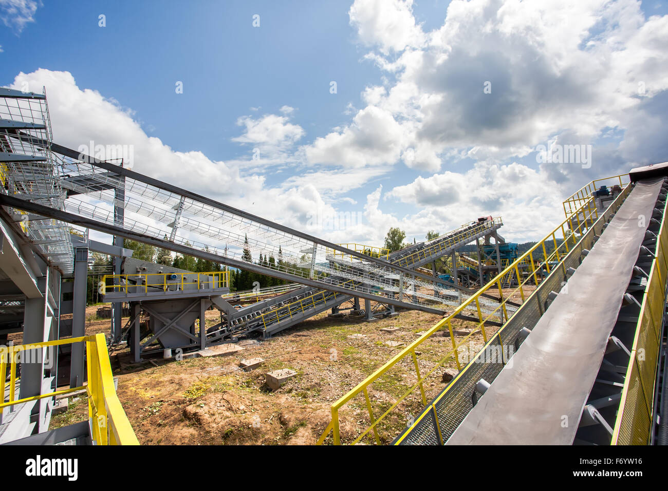 The industrial landscape Stock Photo - Alamy