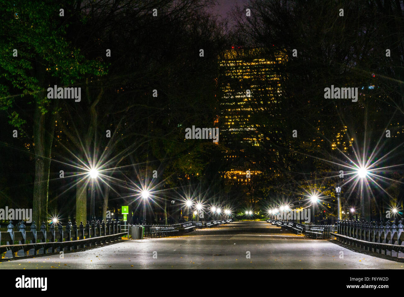 The Mall located in the heart of Central Park contains the largest ...