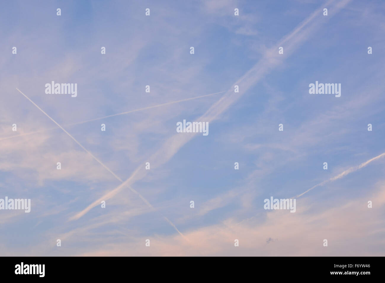 Colored Clouds at Sunset Stock Photo - Alamy