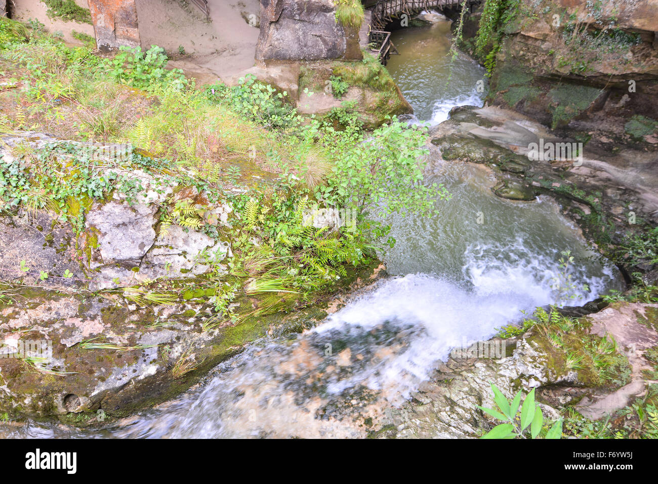 Water Splash Waterfall Stock Photo - Alamy
