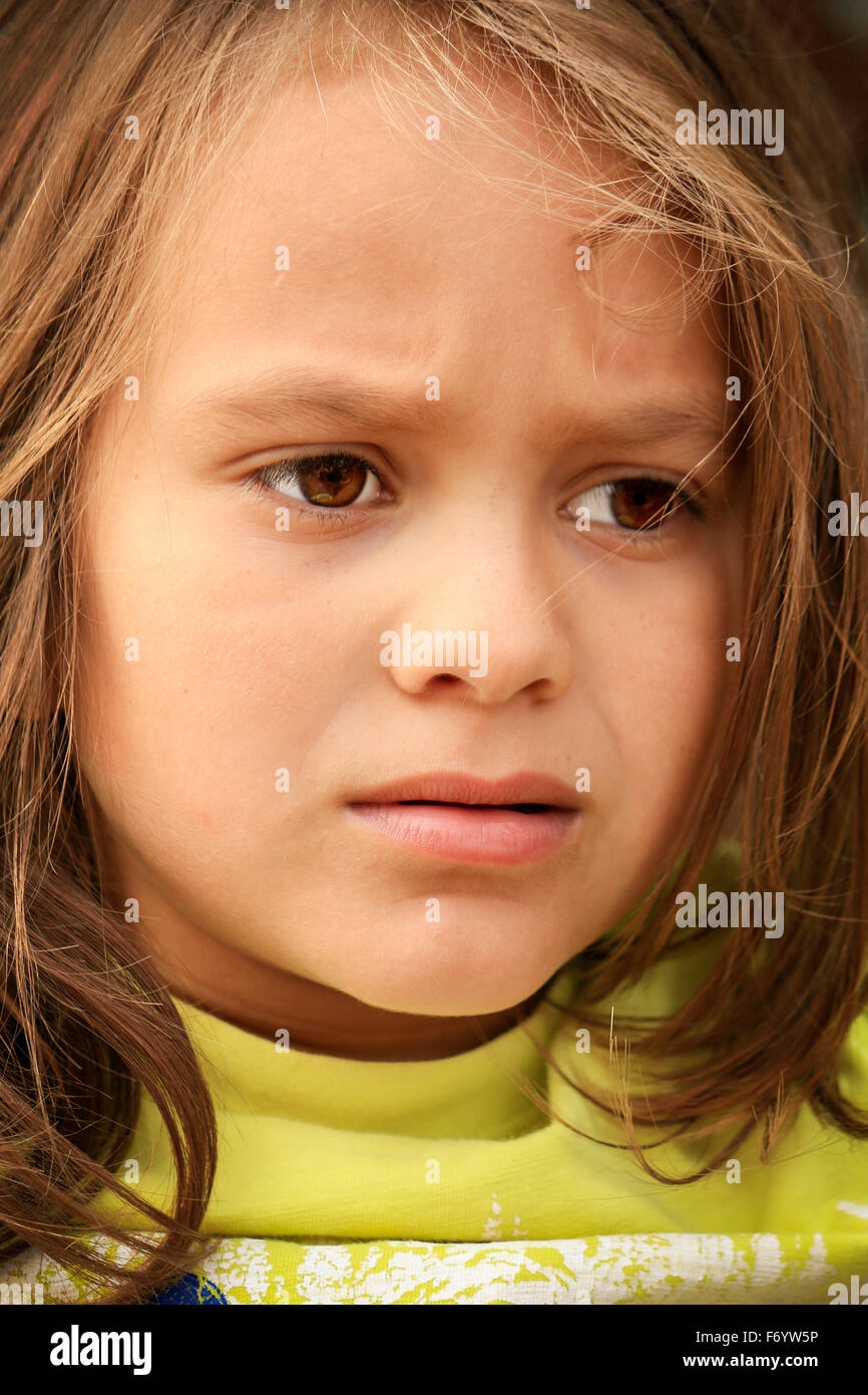 Child in thought hi-res stock photography and images - Alamy