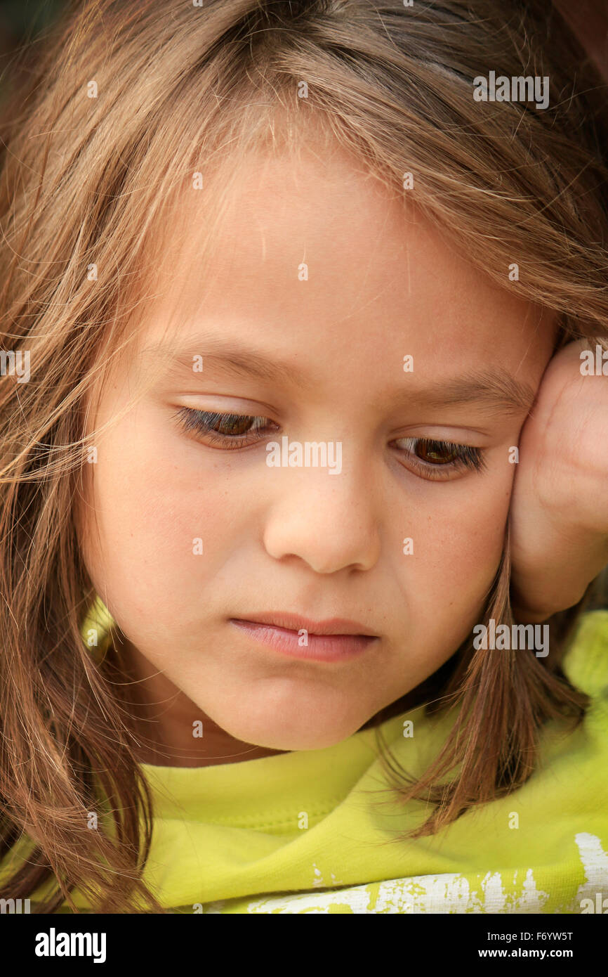 Closeup Portrait of a Child Stock Photo - Alamy