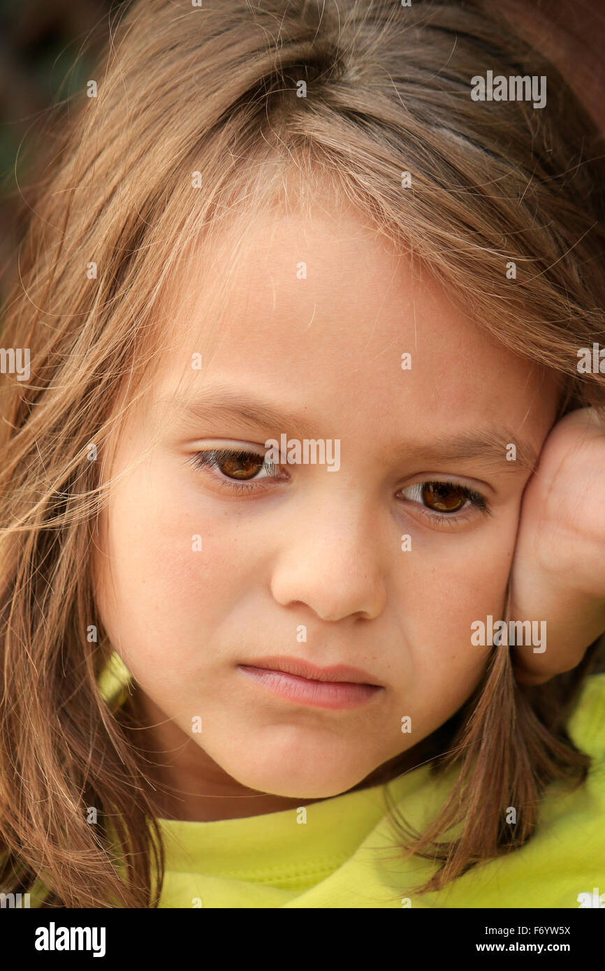Closeup Portrait of a Child Stock Photo - Alamy