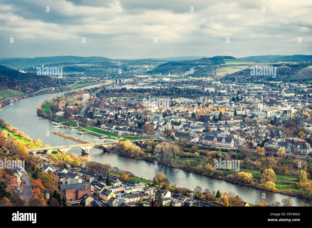 Germany moselle trier historical city hi-res stock photography and ...