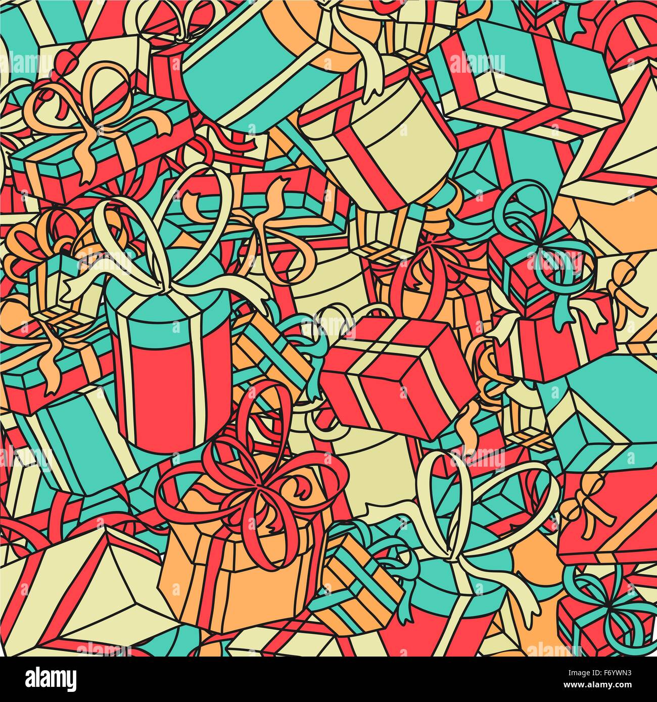 Vector Background Gifts Stock Vector Image & Art - Alamy