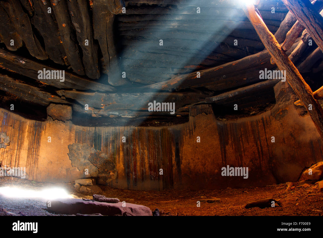 Perfect Kiva, a reconstructed ceremonial chamber from Bears Ears ...