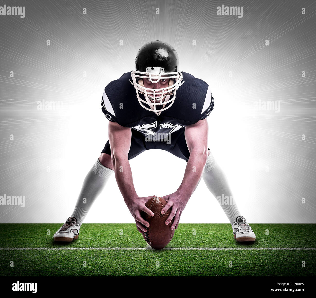 One red full front view football hi-res stock photography and images ...