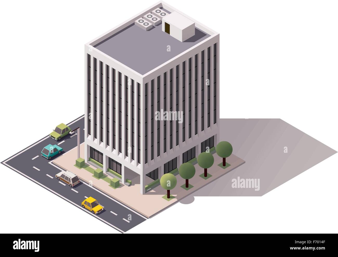 Vector isometric building Stock Vector Image & Art - Alamy