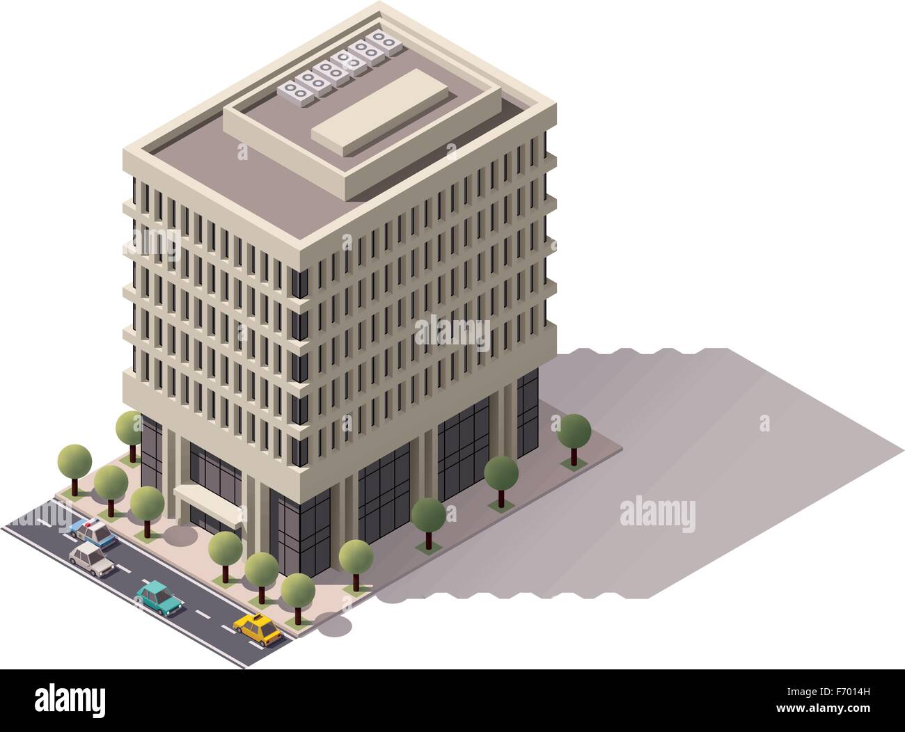 Vector isometric building Stock Vector Image & Art - Alamy