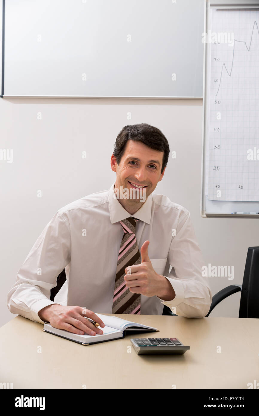 Manager smile hi-res stock photography and images - Alamy